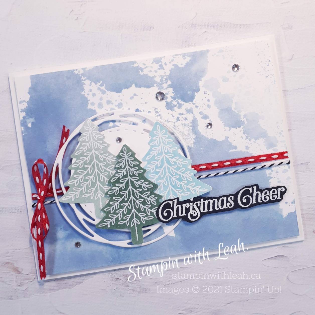 Perfectly Plaid Card | Stampin With Leah