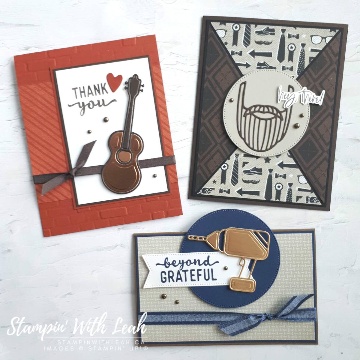 Rugged Icons Card Class To Go | Stampin With Leah