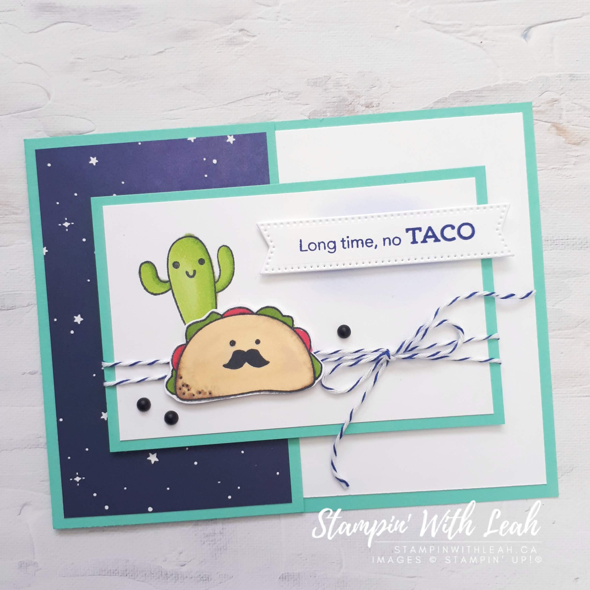 Taco Fiesta Card Class To Go | Stampin With Leah