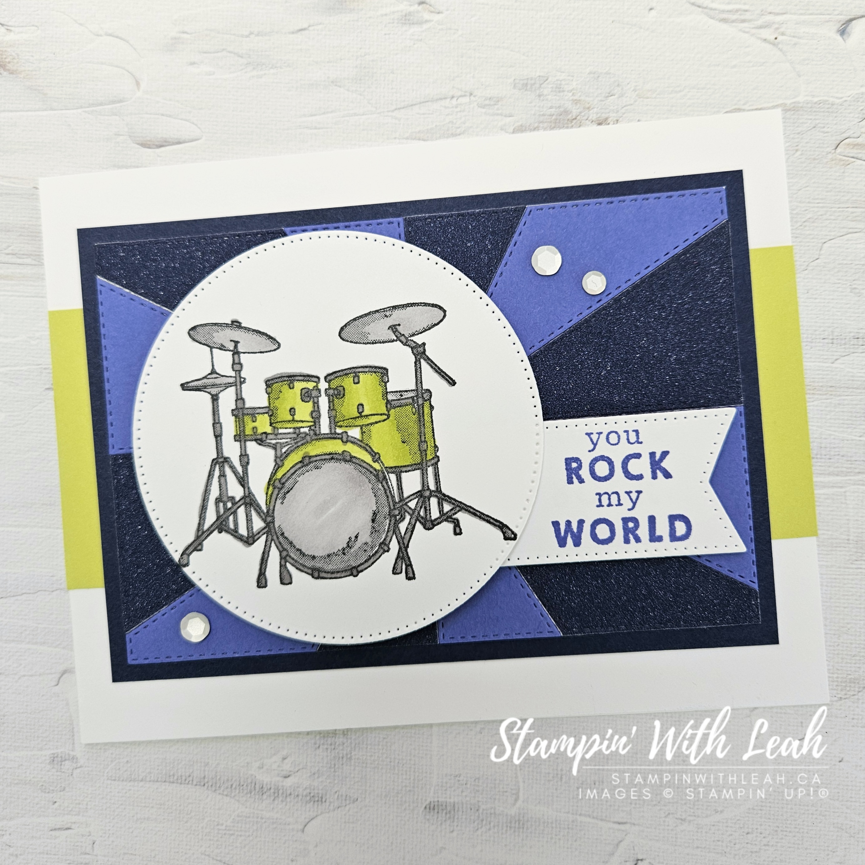 Enjoy the Rhythm Card Class To Go | Stampin With Leah