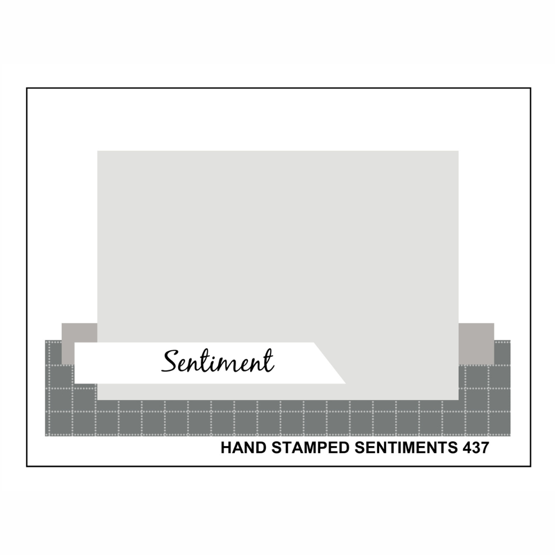 Hand Stamped Sentiments Challenge # 437- Sketch Challenge | Stampin ...