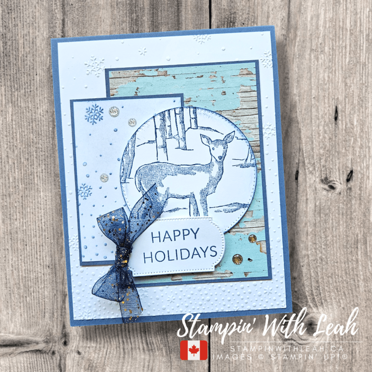 Graceful Deer Card Class To Go | Stampin With Leah