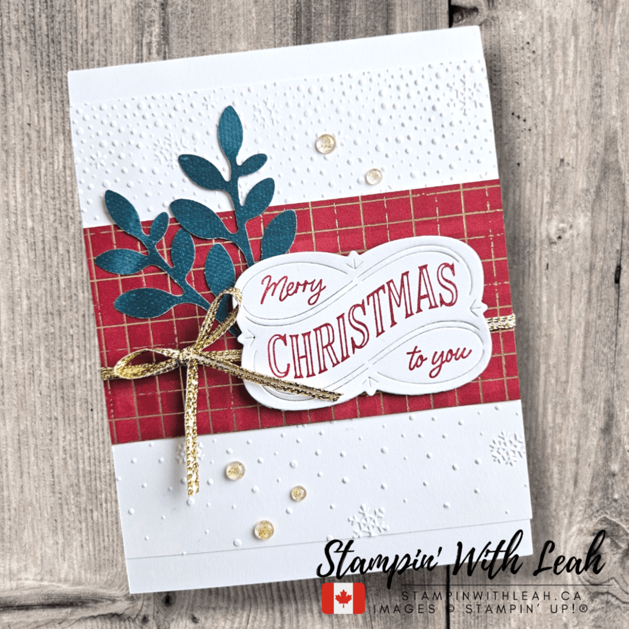 Festive Friday Week 5 – Quick & Simple with the Christmas Labels Stamp ...