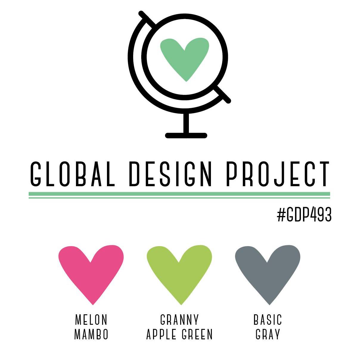 Global Design Project #493 – Colour Challenge | Stampin With Leah