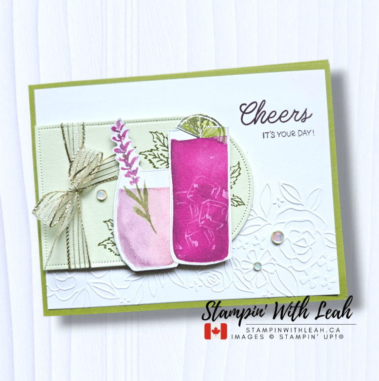 Cheers to You! Featuring the Celebratory Sips Suite | Stampin With Leah