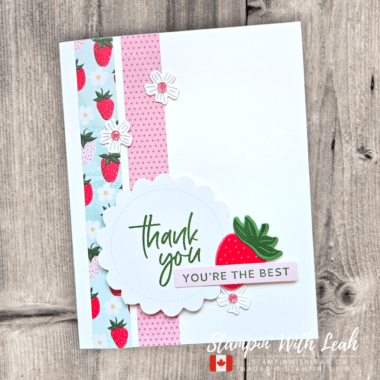 🍓 Sweeter With You – July 2025 Paper Pumpkin Replay | Stampin With Leah